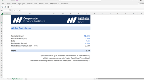 You searched for jensens alpha | Corporate Finance Institute
